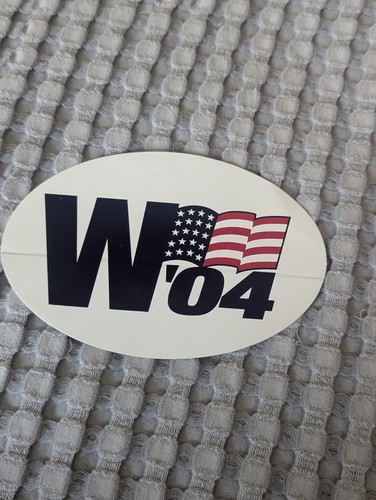 Vintage 2004 George W Bush Oval Presidential Campaign Sticker | eBay
