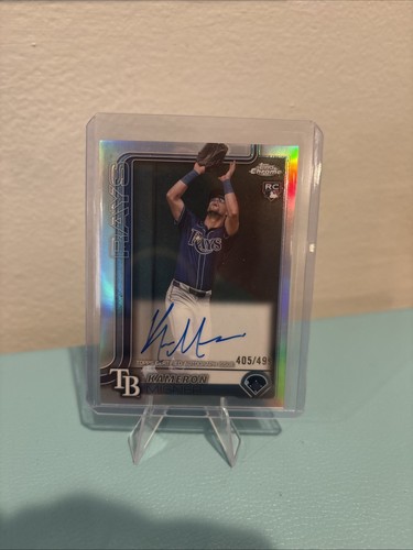 2025 Topps Chrome RA-KMI Kameron Misner Rookie RC Auto Refractor #'d ...