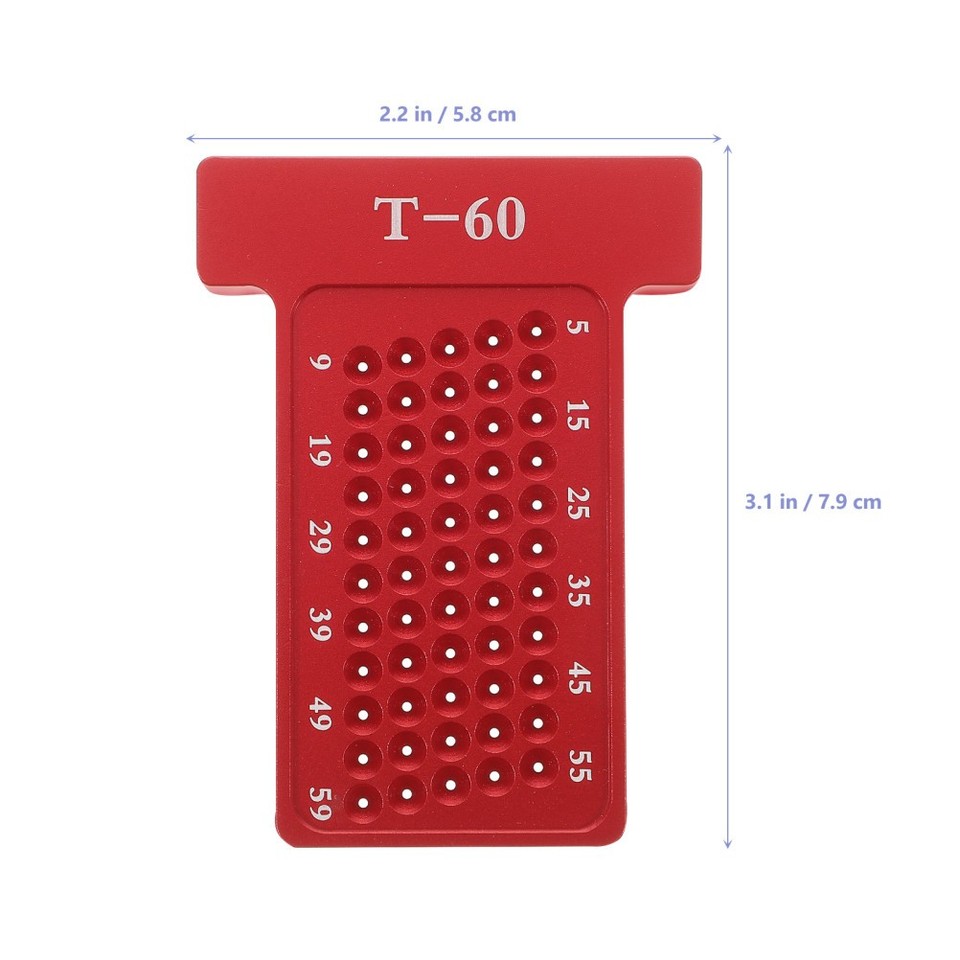 Handy Woodworking Hole Positioning Gauge for Woodworking (Red) | eBay ...