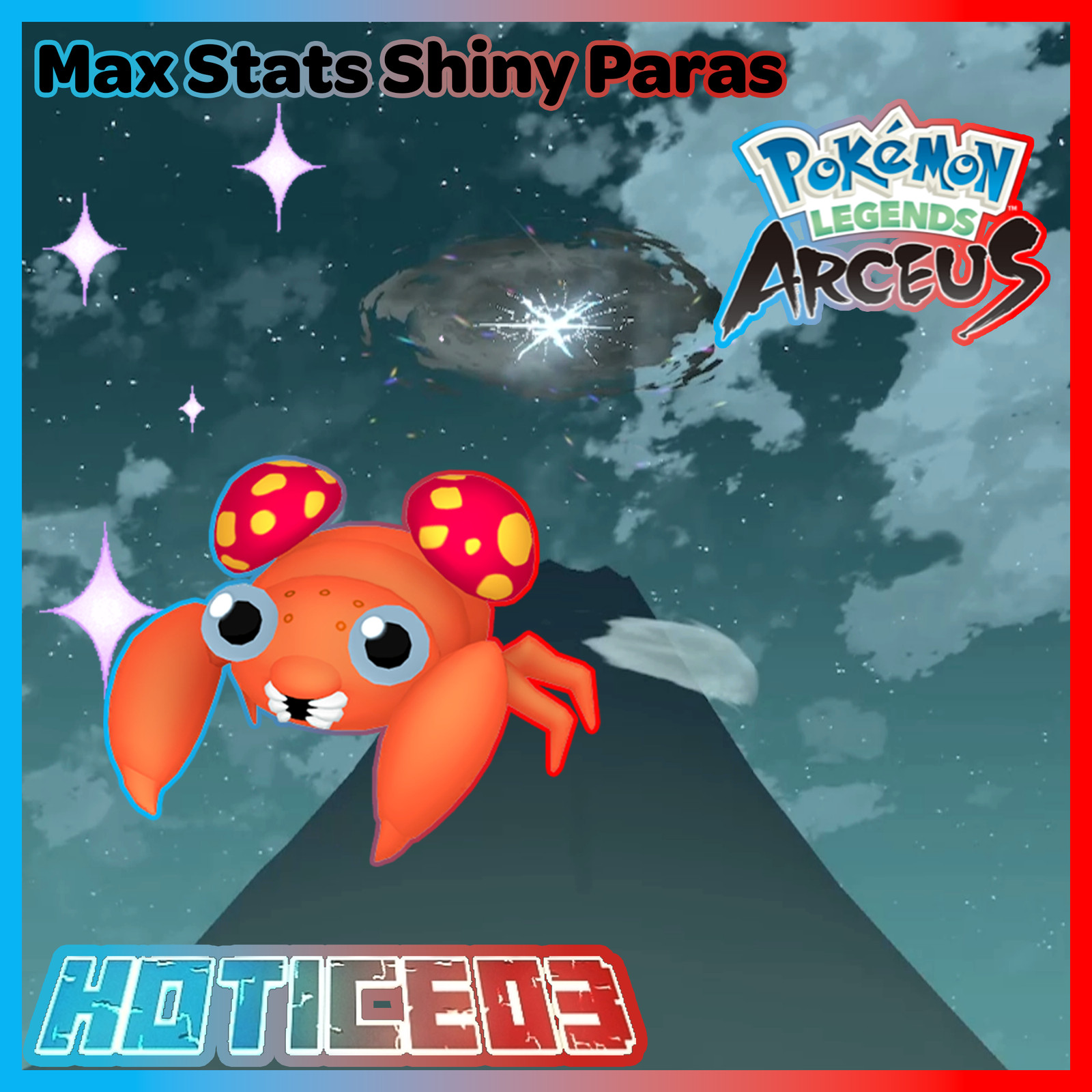 Pokemon Legends: Arceus Shiny Paras Max Stats | eBay
