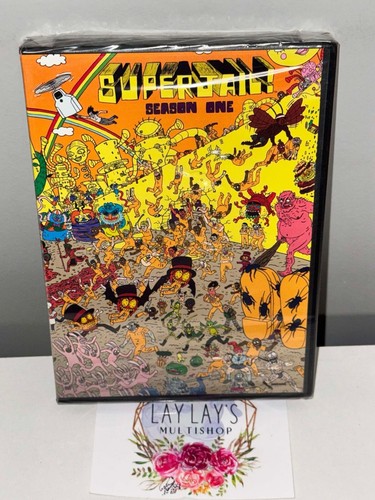 Superjail: the Complete First Season One (DVD, 2008) torn artwork BRAND ...
