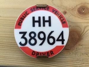 PSV Public Service Vehicle Driver Badge - very good condition | eBay