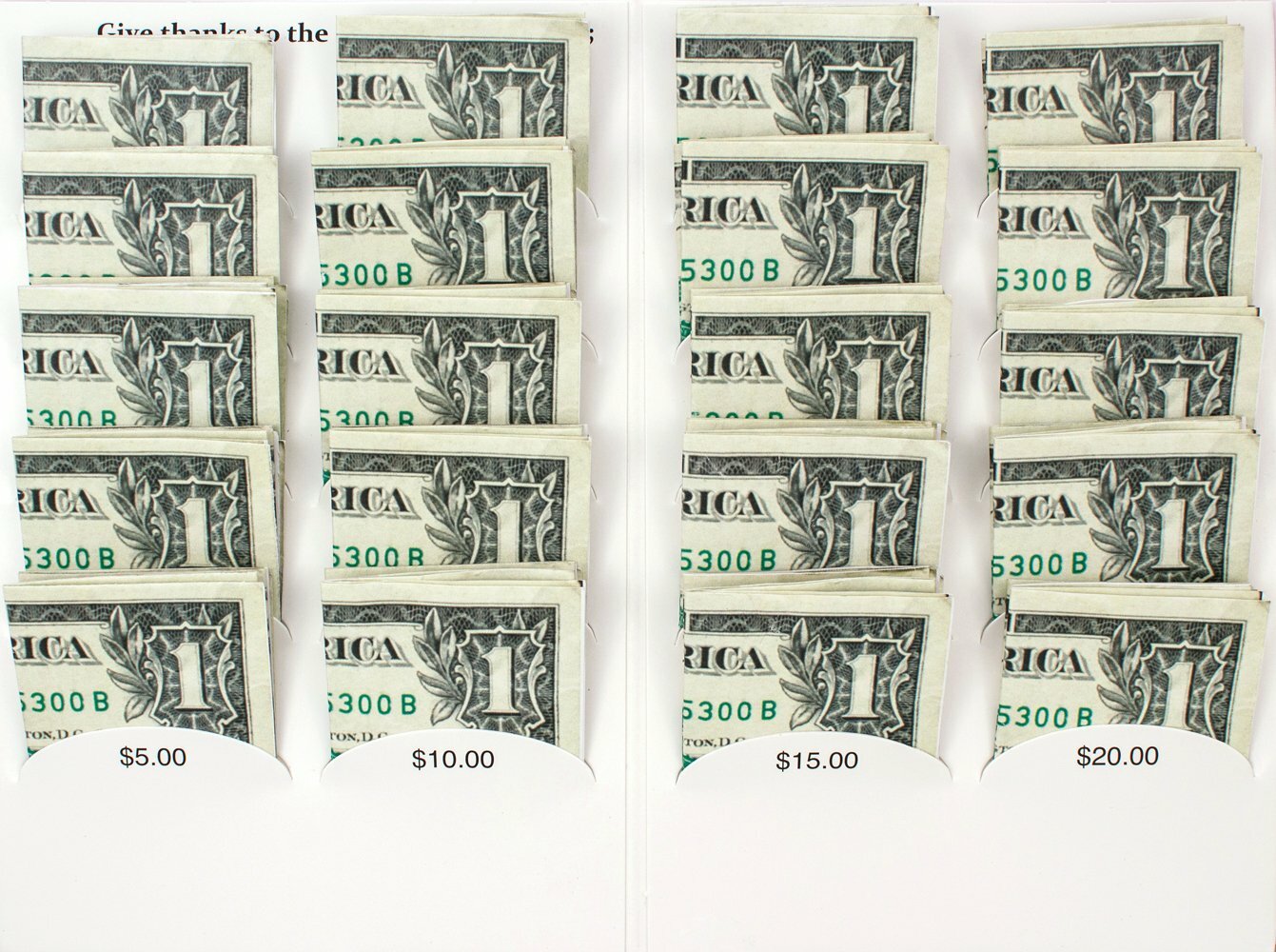 50 - $20.00 Thanks to the Lord Church Gleaners, Dollar Gleaners, Coin ...