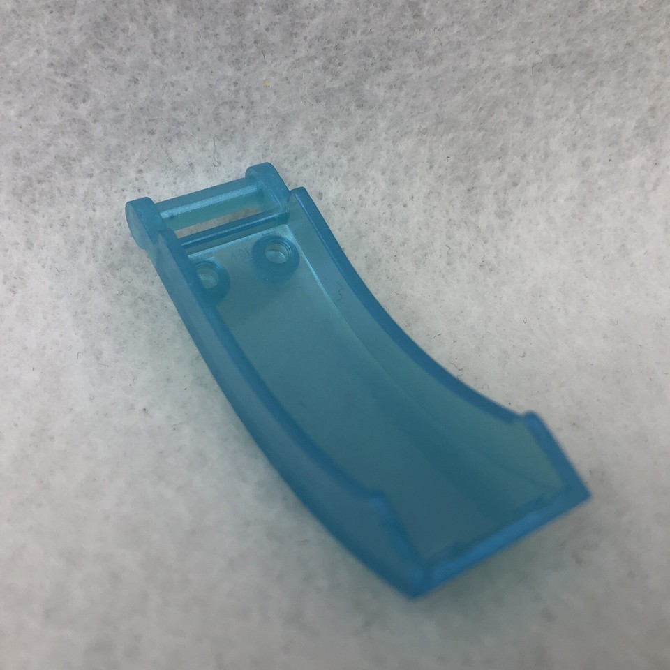 LEGO 92474 Satin Trans Light Blue Windscreen 6 x 2 x 2 with Bar Handle ...