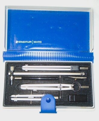 Vintage Staedtler Mars Drafting Set German Steel RARE Model Estate Sale ...