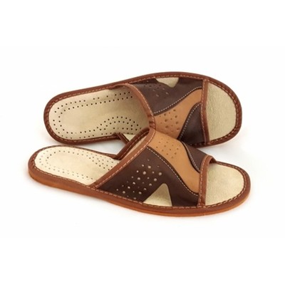 b108a Hausschuhe Herren, Pantoffeln, Latschen,Sandaletten , Leder ...