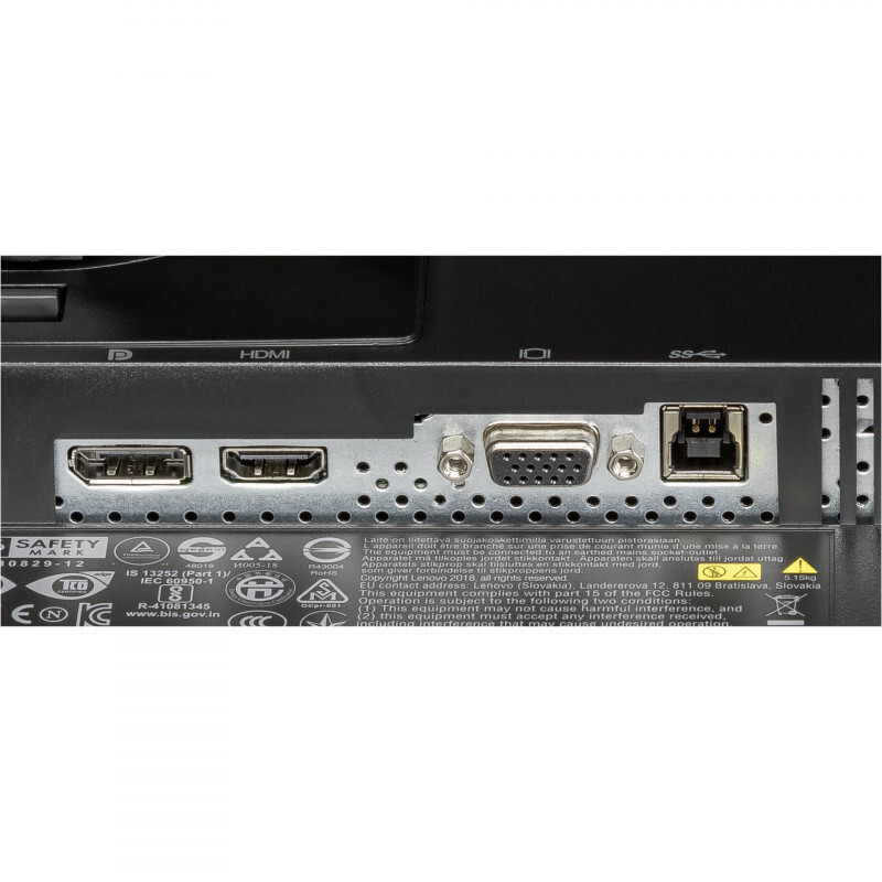 Lenovo ThinkVision T24i-10 24" FHD 1080p IPS LED Monitor - DISPLAY HDMI ...