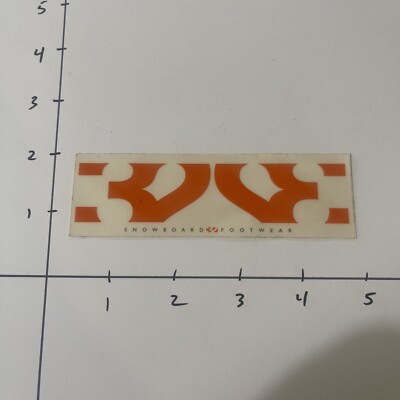 THIRTY TWO 32 Snowboards Orange Sports Team SNOW Snowboarding Vintage ...