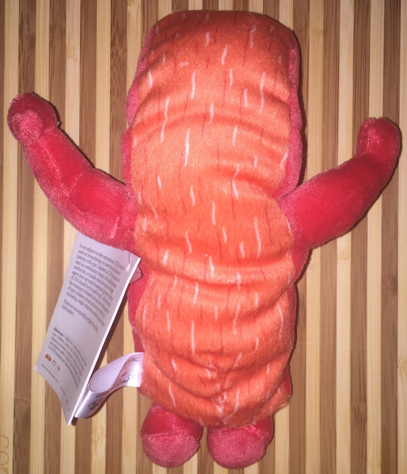 Actos 1999 Beanie Plush Organ - 7” Healthy Muscle Tissue - Drug Rep ...