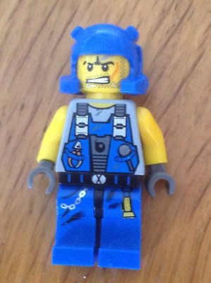 Lego Power Miners minifigure PM010 Rex - free postage | eBay