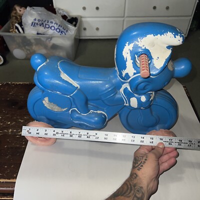 VINTAGE COLECO PLASTIC SMURF KIDS BIKE | eBay