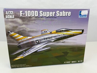 Trumpeter 1/72 scale F-100D Super Sabre Airplane Model Kit | eBay