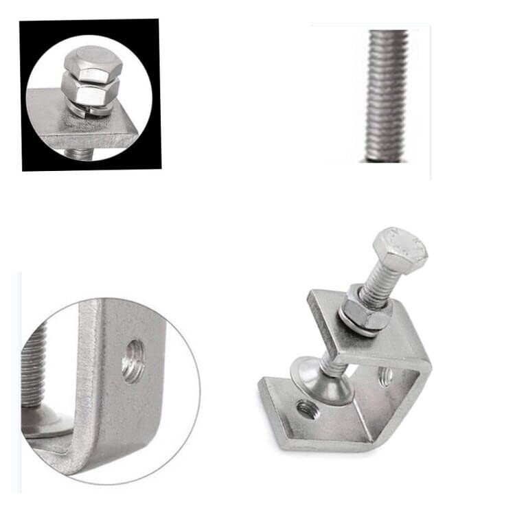 4Pcs Stainless Steel C Clamps Mini 16-25Mm for Mounting, Woodworking | eBay