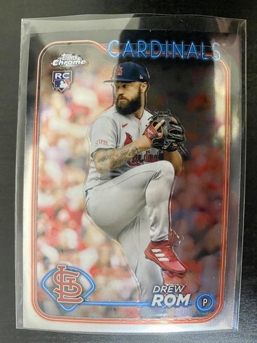 2024 Topps Chrome Baseball Drew Rom RC #195 Cardinals | eBay