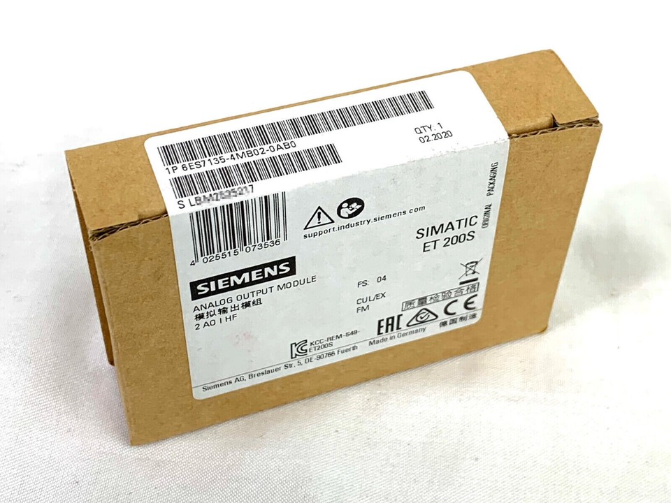 NEW SIEMENS 6ES7135-4MB02-0AB0 1PCs 6ES7135-4MB02-0AB0 Electr0nics ...