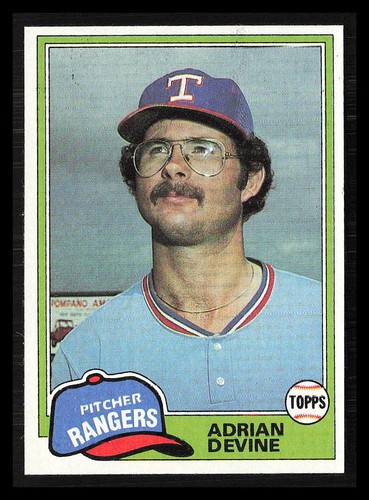 Adrian Devine 1981 Topps #464 Texas Rangers | eBay
