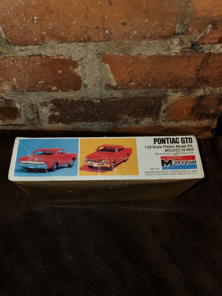 ** MOVING SALE ** Monogram Pontiac GTO 1/32 Model Kit #25148 | eBay