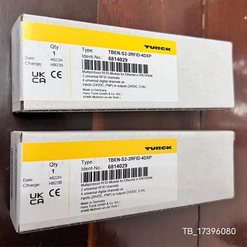 1PC NEW TURCK TBEN-S2-2RFID-4DXP 6814029 module (DHL or EMS) #N2920 YF ...