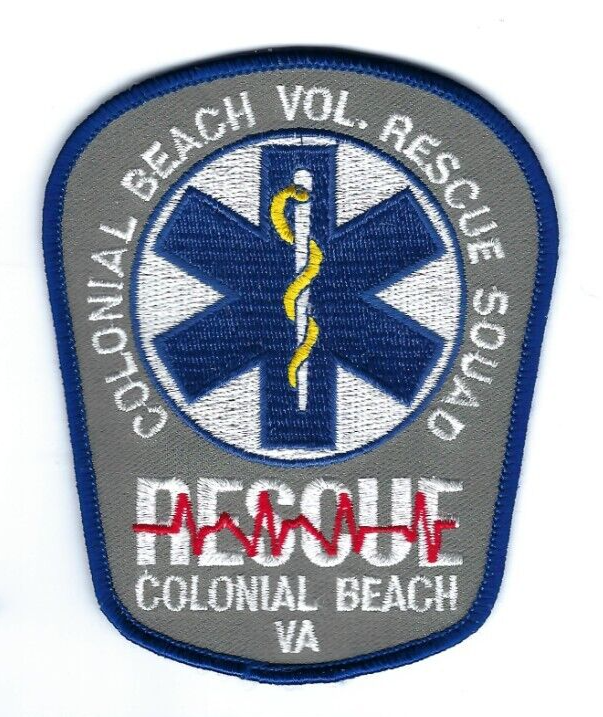 Colonial Beach VA Virginia Volunteer Rescue Squad EMS EMT Ambulance ...