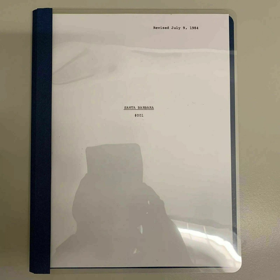 SANTA BARBARA Script (First Ep) #1 NBC Soap Opera Capwell Daytime TV ...