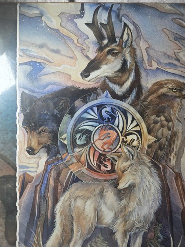 Leanin' Tree Poster Art Print Sealed Boarded Dancing In A Circle Of Life Bergsma | eBay