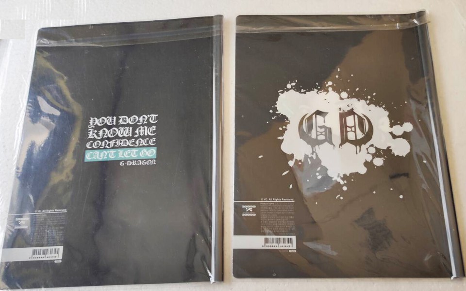 BIGBANG G-Dragon GD Official File Folder Sets ONE OF A KIND Still life ...
