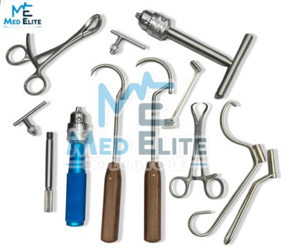 Veterinary Orthopedic Instrument Set Of 12 Pcs Orthopedic Instruments ...