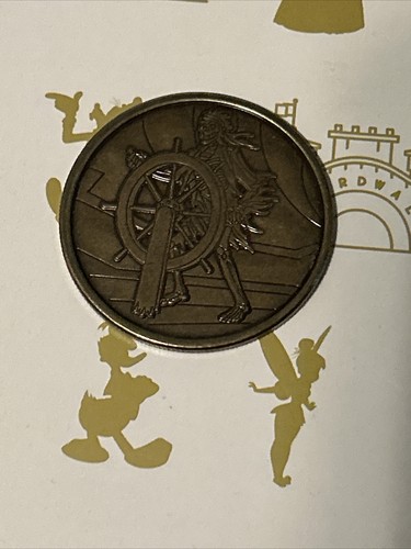 Disney World Pirates of the Caribbean Mickey Mouse Token Coin Skeleton ...