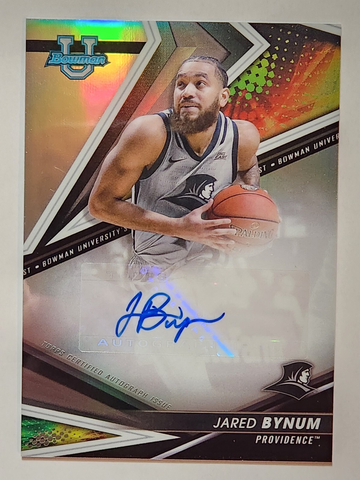 2023 Bowman's Best Basketball #BOA-JBY Jared Bynum Refractor Auto ...