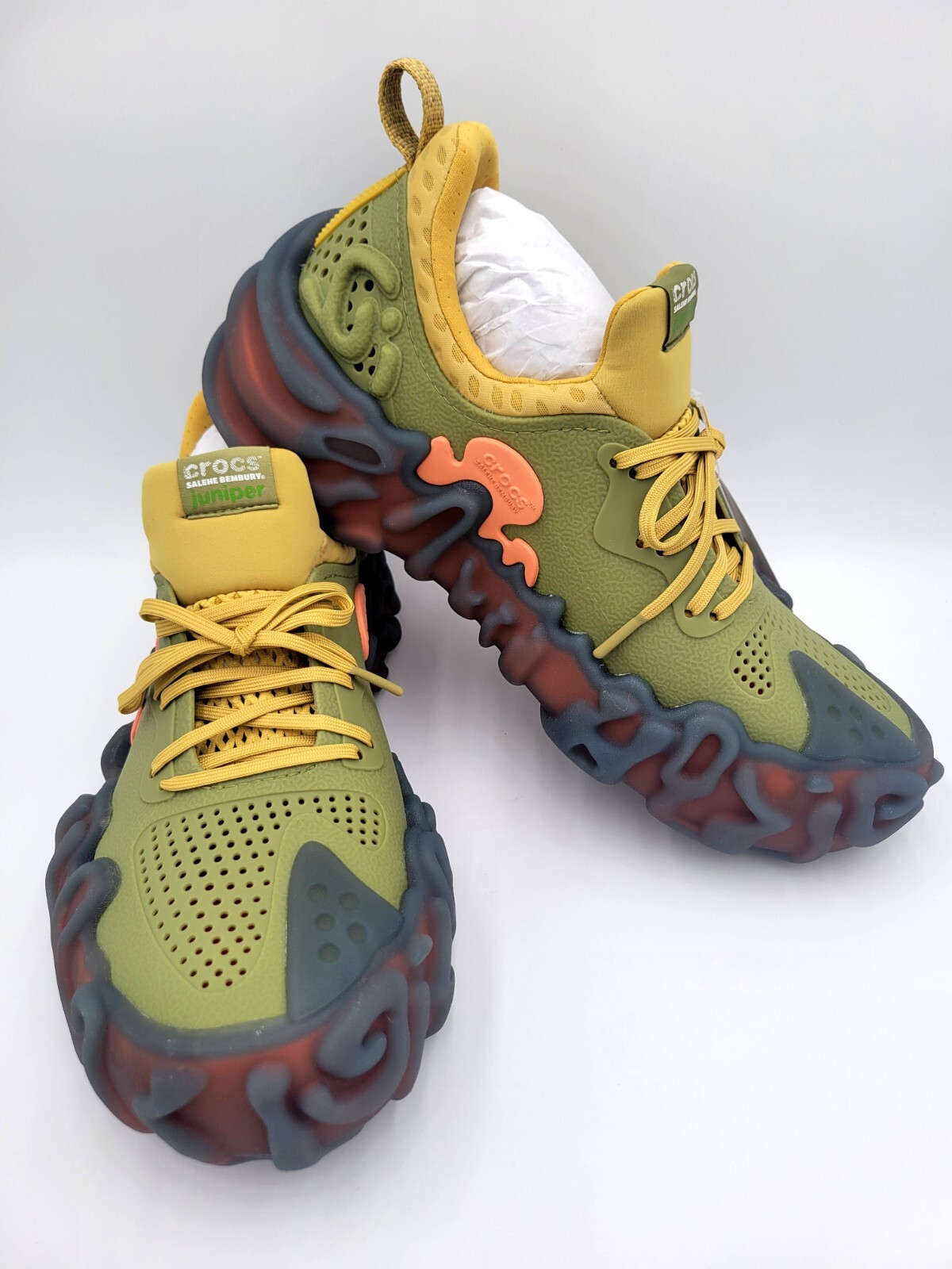 Mens 12 Salehe Bembury x Crocs Pollex Juniper Sudd classic Sneaker ...