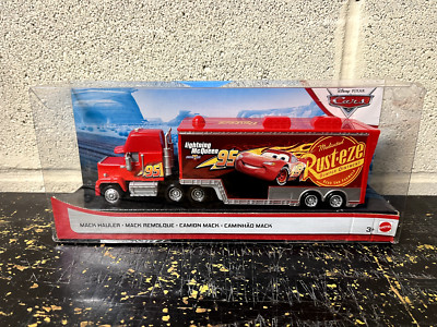 Disney Pixar Cars #95 Lightning McQueen's Mack Hauler GLM32 NEW DAMAGED ...