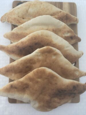 Middle Eastern Iraqi Samoon - All Natural Handmade Bread 5 Count x 2 ...