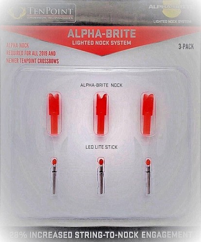 TenPoint Crossbow Alpha-Brite Universal Lighted Nock System GREEN 3 ...