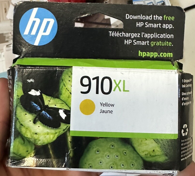 HP 910XL Yellow Jaune Ink Cartridge - 3YL64AN Lot Of 4 192545378154 | eBay