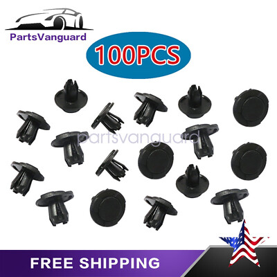 New 100Pcs Clips Bumper Fender Liner Fasteners Fit for Subaru Infiniti ...