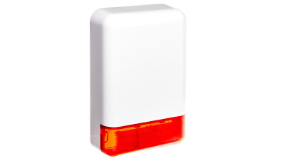 Optisch-akustischer Signalgeber für den Außenbereich, rotes LED-Licht S ...