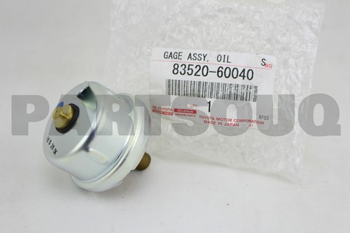 8352060040 Genuine Toyota GAGE ASSY,OIL PRESSURE SENDER 83520-60040 | eBay