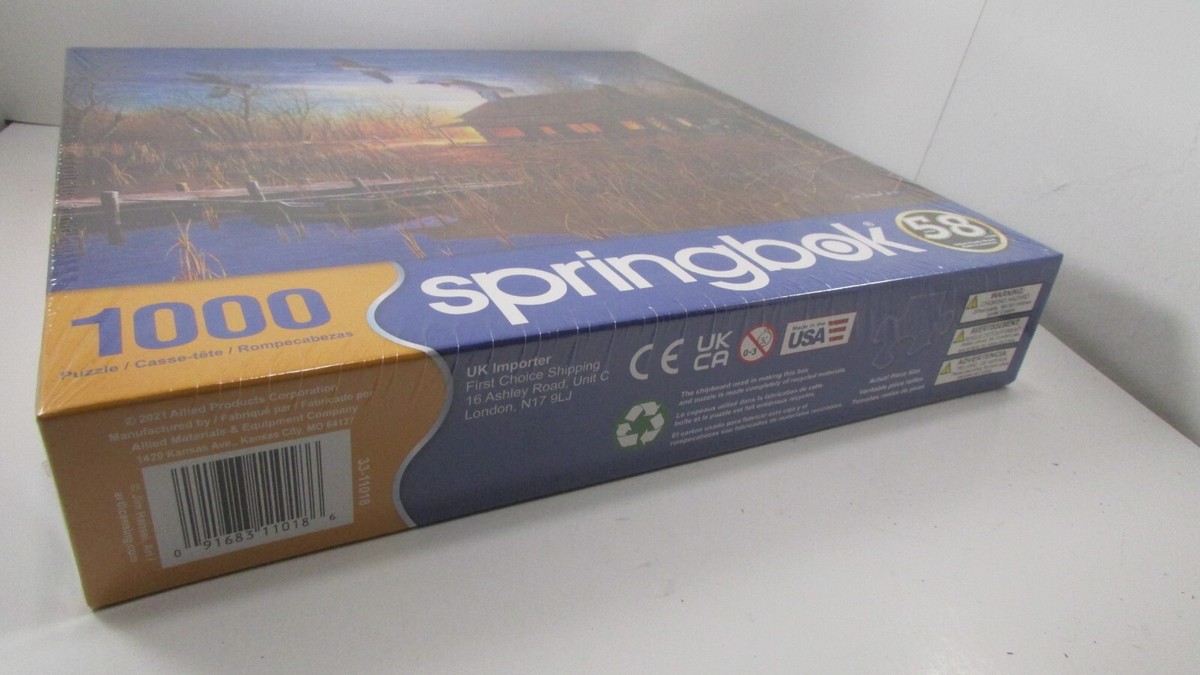 1000 Pieces - The Hunting Lodge - 1000 Springbok Puzzles
