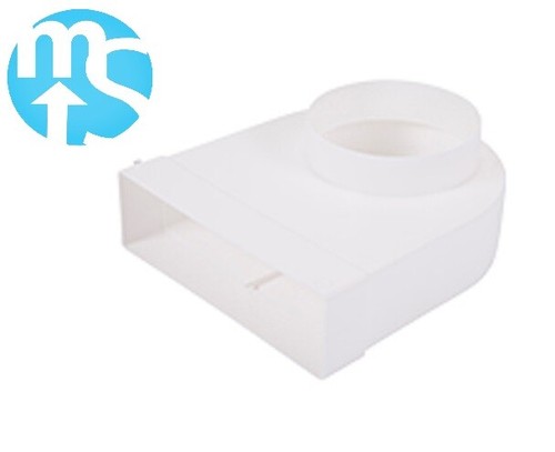 220mm x 90mm Megaduct Plenum with 150mm Fixed Spigot, Large Flat ...