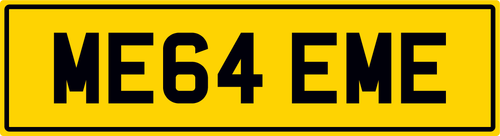 MEGA ME64 EME NUMBER PLATE EMIE EMILY EMM EM PRIVATE REG BIG BOSS BO55 ...