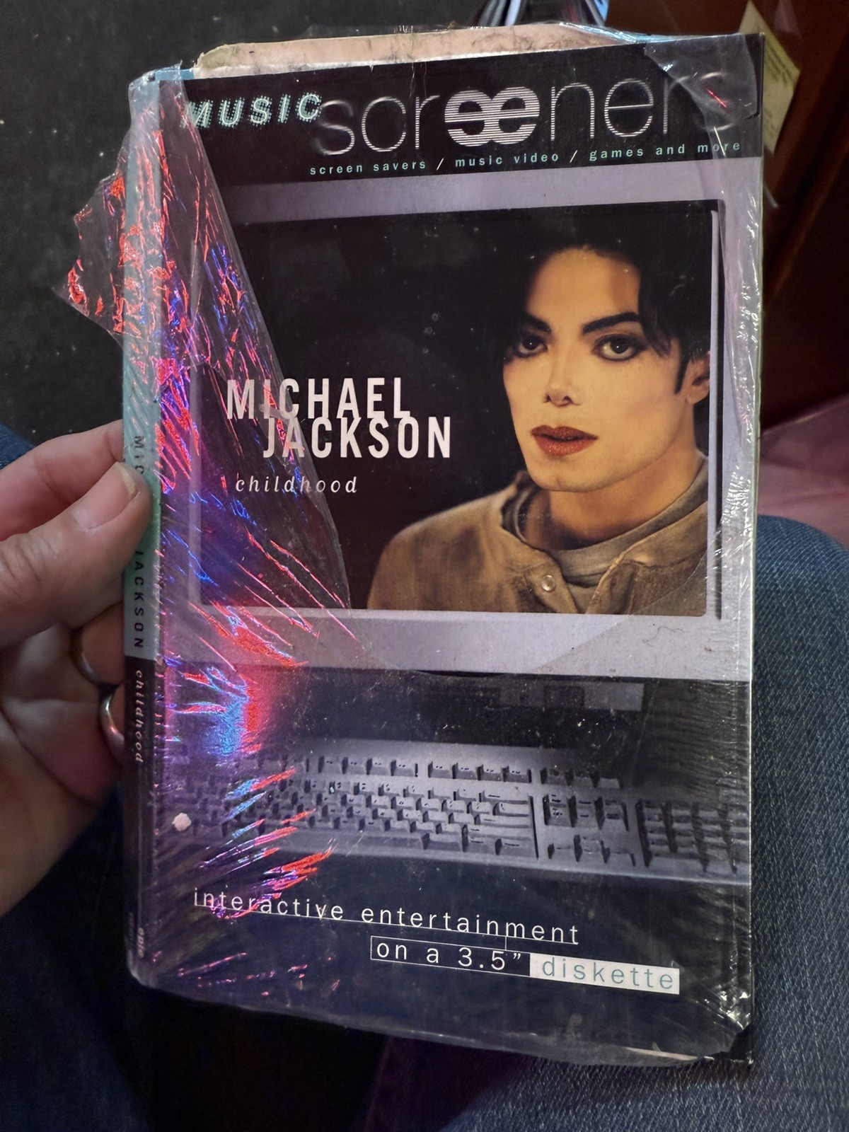 MICHAEL JACKSON Childhood Music SCREENERS 1995 Sony Video Game 3.5 ...