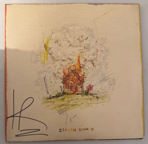 ISAIAH RASHAD – THE HOUSE IS BURNING - SIGNED/AUTOGRAPHED VINYL LP - NM ...