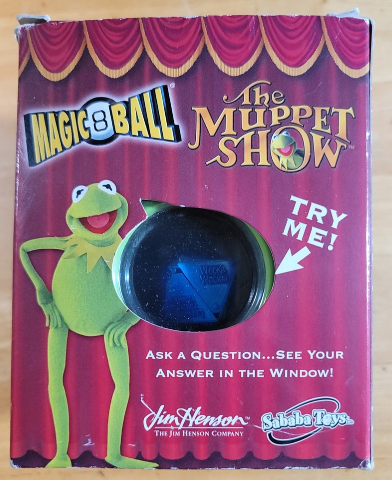 The Muppet Show Green Magic 8 Ball New In Box | eBay