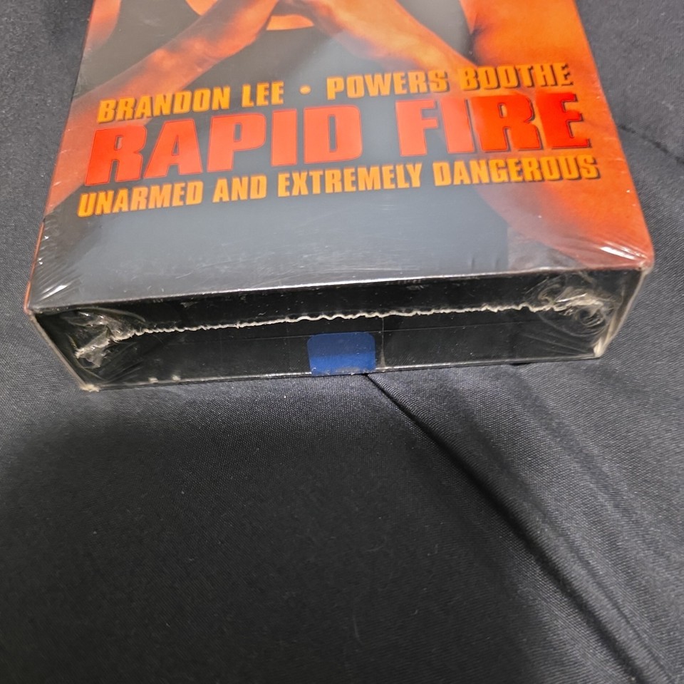 Vintage Rapid Fire (VHS, 1996) New & Sealed! Brandon Lee 1992 ...