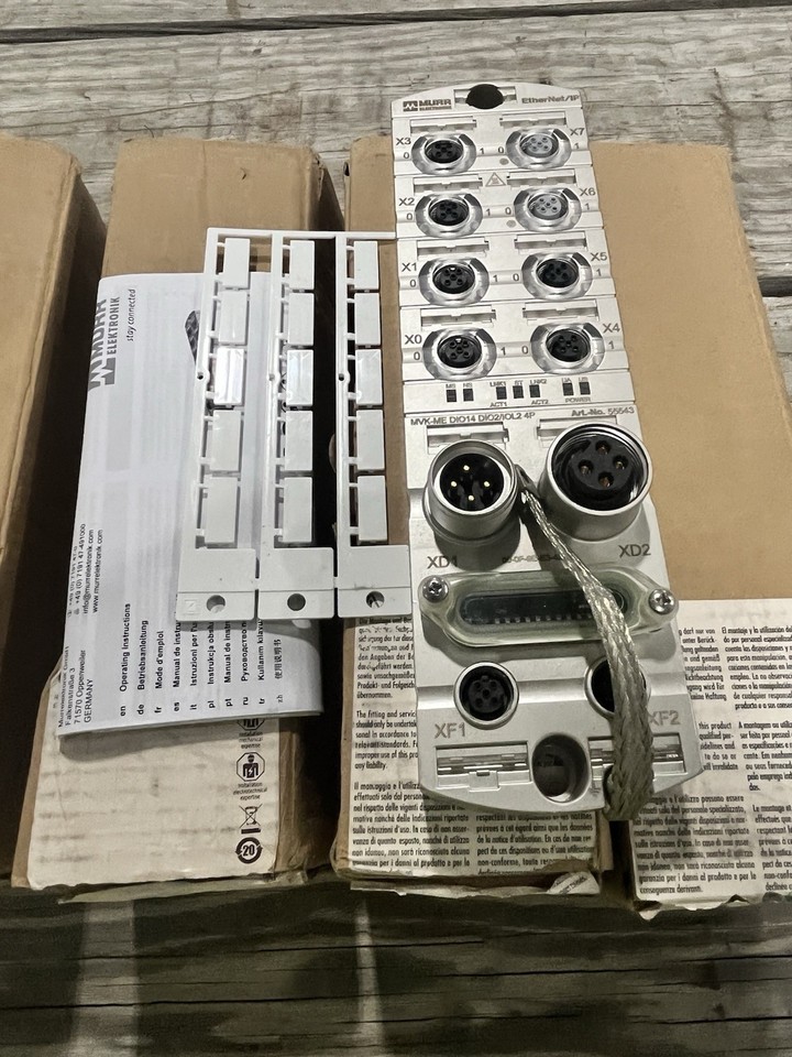 4-Murr Elektronik IO Module Series Mvk #55543 MVK-ME DIO14 DIO2/IOL2 4P ...