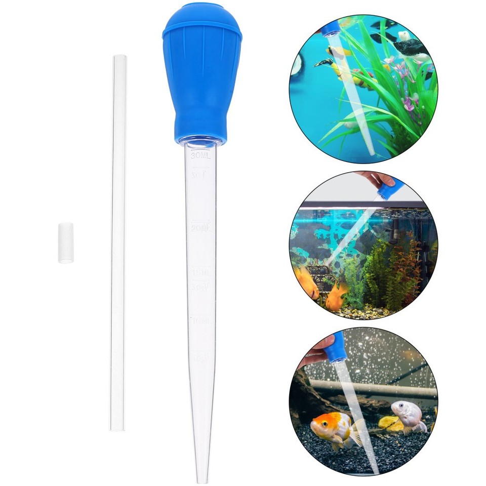 Aquarium Fish Tank Clean Set Waste Sucker Pipette Accessories for ...