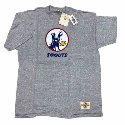 KANSAS CITY SCOUTS DEFUNCT NHL HOCKEY VINTAGE STYLE Gray T-SHIRT NEW Xl ...