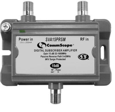 Commscope SVA15PRSM Mini Subscriber Amplifier, 15 dB, one port | eBay
