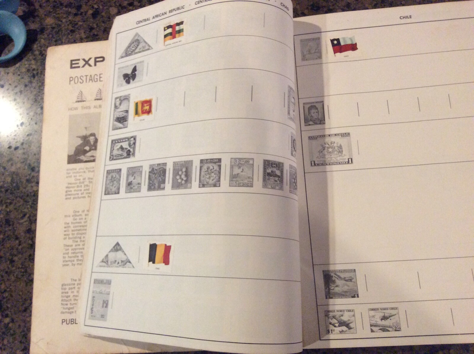 THE EXPLORER STAMP ALBUM 1961 ( 150 STAMPS ) | eBay