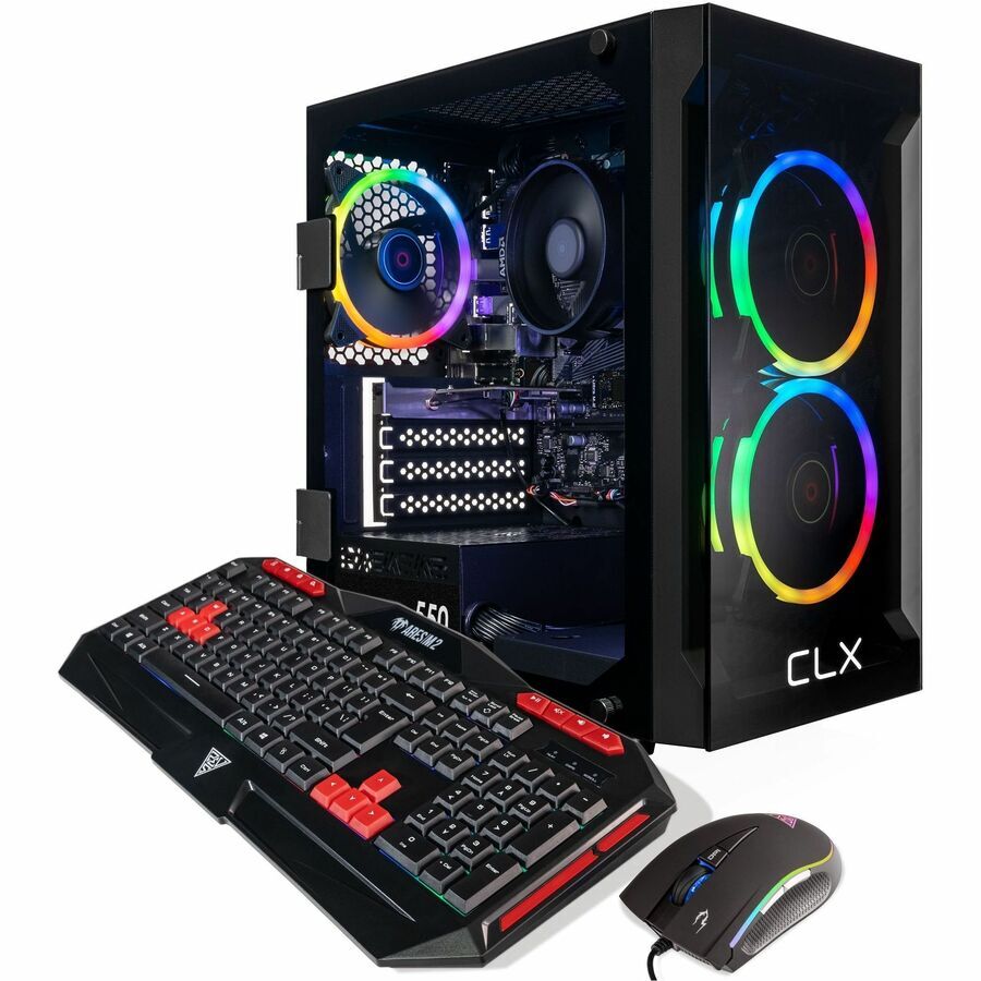 CLX SET TGMSETRXM2501BM Gaming Desktop Computer - AMD Ryzen 7 5700G ...